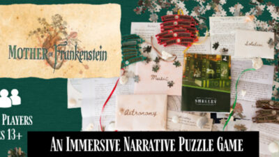 Immersive Puzzle Game Based on Mary Shelley, Author of Frankenstein ...