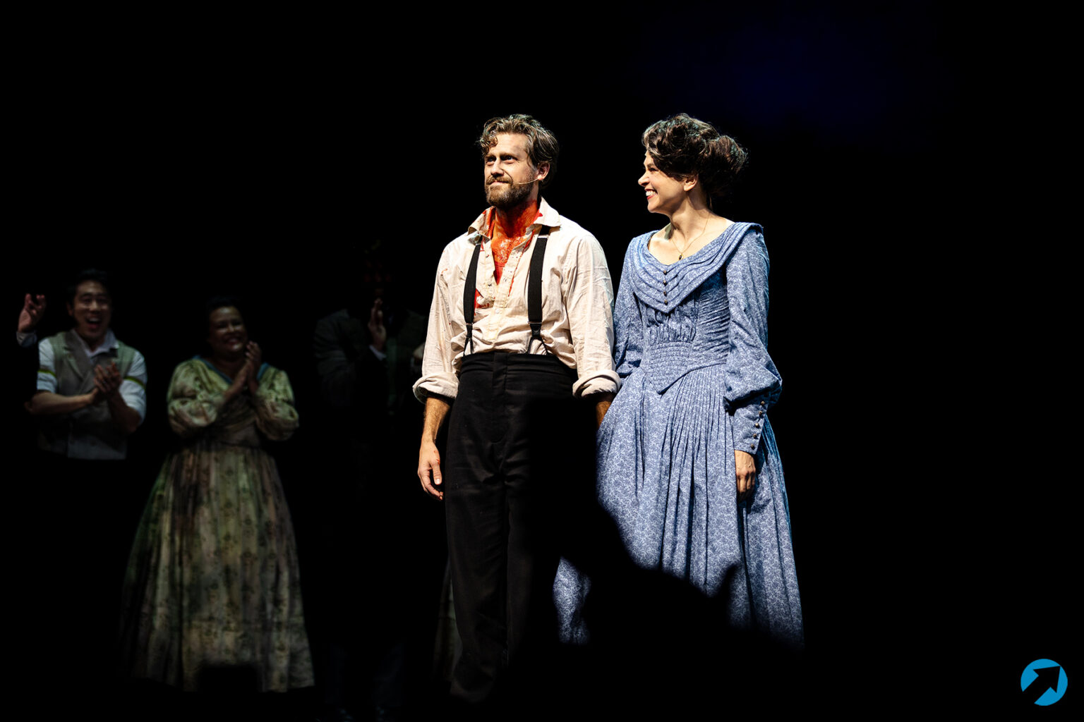 First Look: Aaron Tveit and Sutton Foster Take First Bows in Sweeney ...