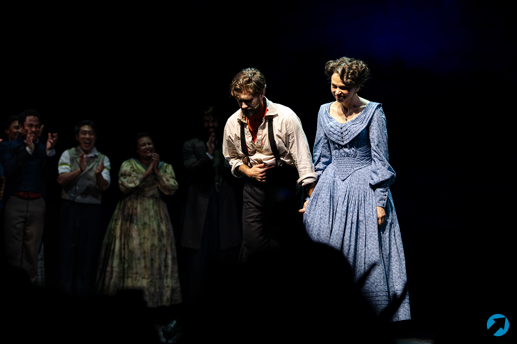 First Look: Aaron Tveit and Sutton Foster Take First Bows in Sweeney ...